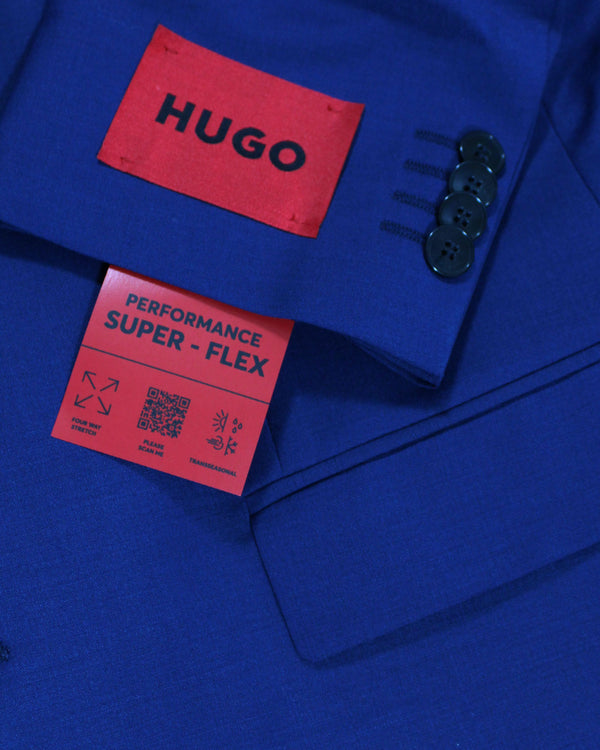 Hugo Boss Sport Coat Royal Blue HUGO Regular Fit- Wool Blazer EU 56 ...