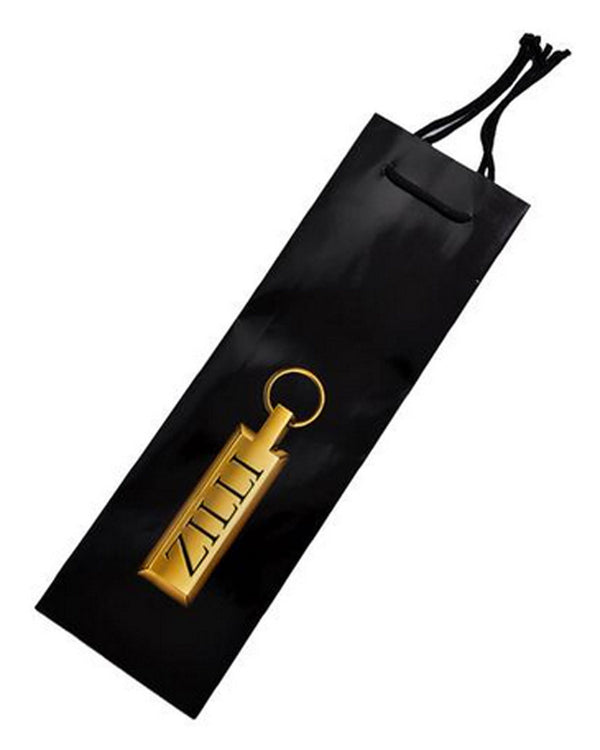 Zilli Pocket Square Black Gold Logo - Tie Deals