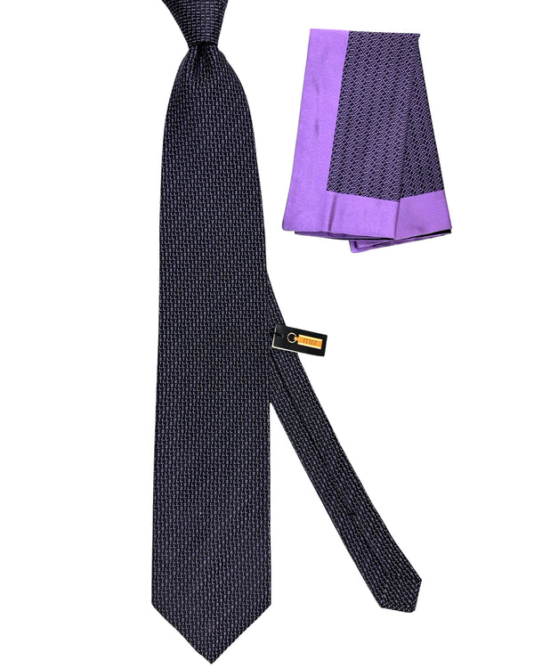 Zilli Silk Tie & Pocket Square Set Zilli Online Outlet Store - Tie Deals
